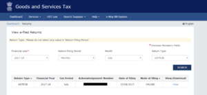 How to download e-filed GST Return on GST Portal? - Learn by Quicko
