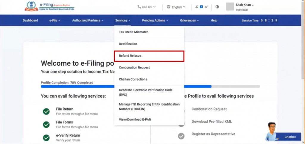 How to submit refund reissue request? - Learn by Quicko