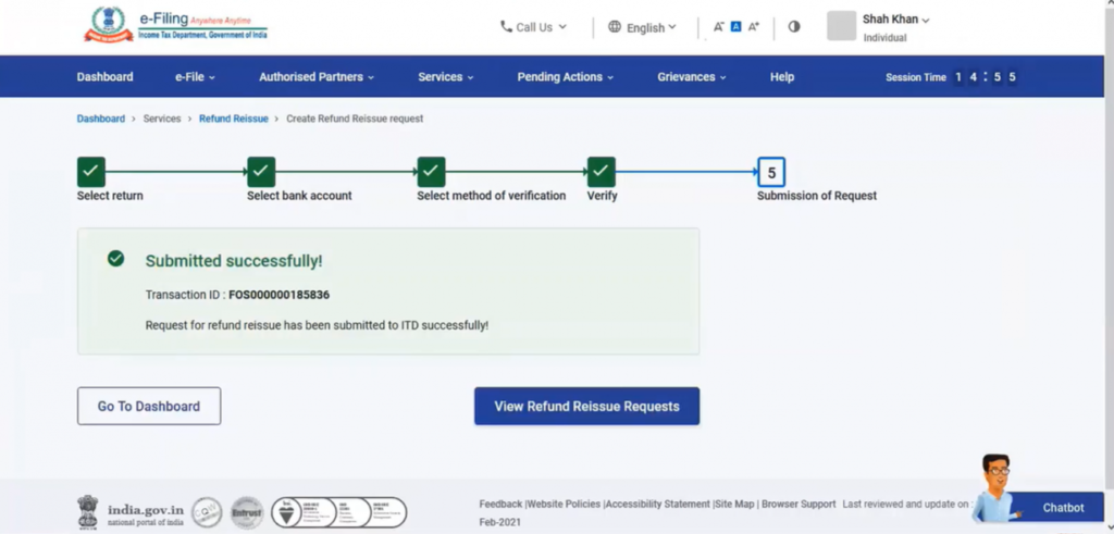 How to submit refund reissue request? - Learn by Quicko