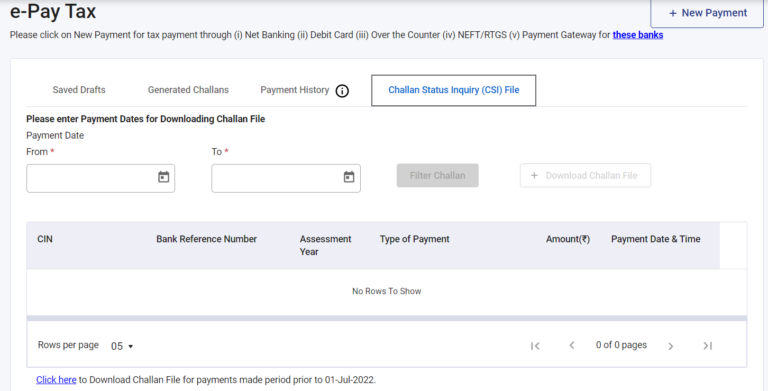 What is the Challan Status Inquiry (CSI) file? - Learn by Quicko