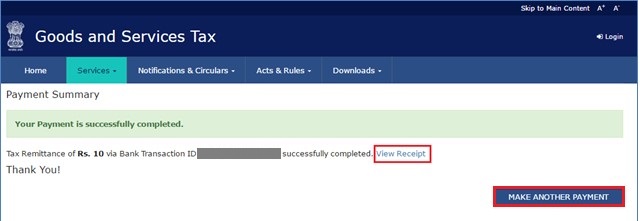 GST Challan Payment : Process to pay GST online - Learn by Quicko