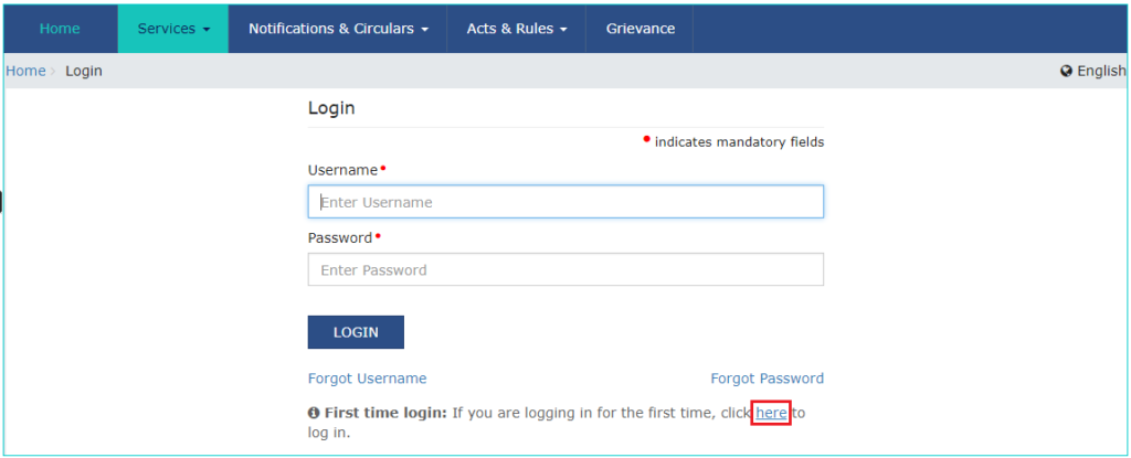 GST Portal Login: First Time User - Learn by Quicko