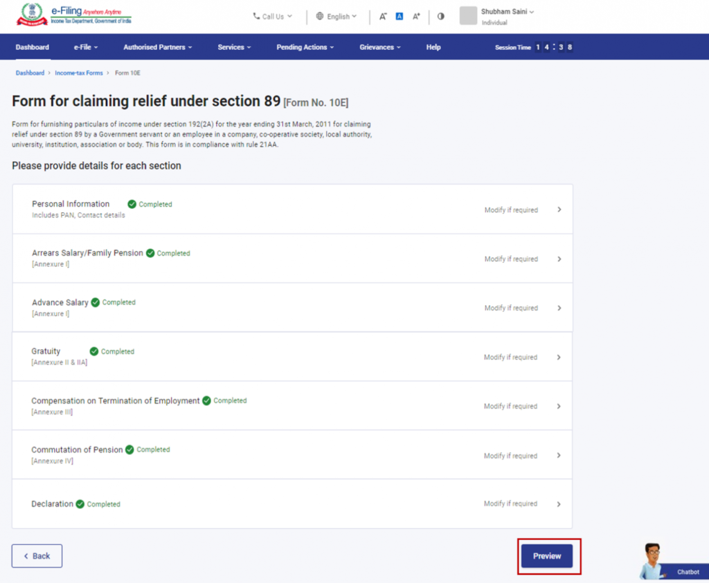 Form 10E Filing Procedure - Learn by Quicko