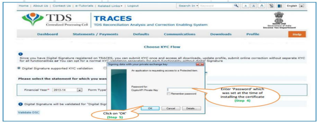 TRACES : Download 26QC Justification Report - Learn by Quicko