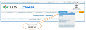 TRACES : Download 26QC Justification Report - Learn by Quicko