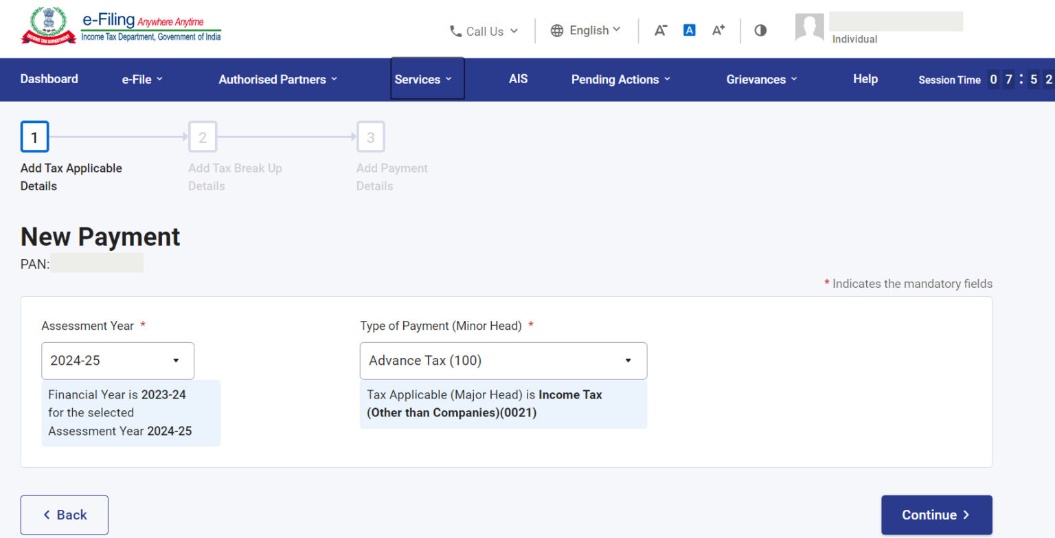 Steps to make Advance Tax Payment - Learn by Quicko