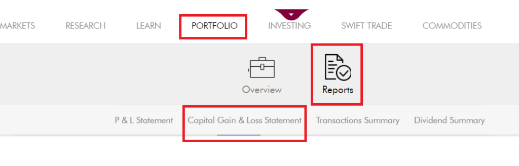 Download Tax Profit and Loss report from Axis Direct - Learn by Quicko
