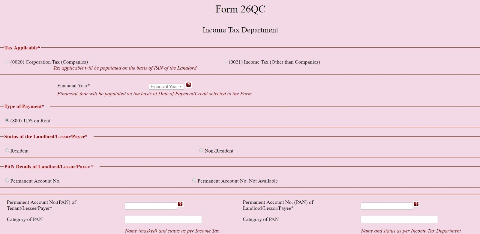 How To File Form 26QC Statement For TDS On Rent Learn By Quicko How To File Form 26QC Statement For TDS On Rent Learn By Quicko