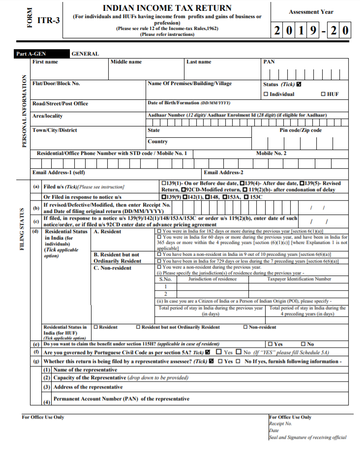 ITR 3 Option Is Missing While Trying To File Income Tax Taxation ITR 3 Option Is Missing While Trying To File Income Tax Taxation