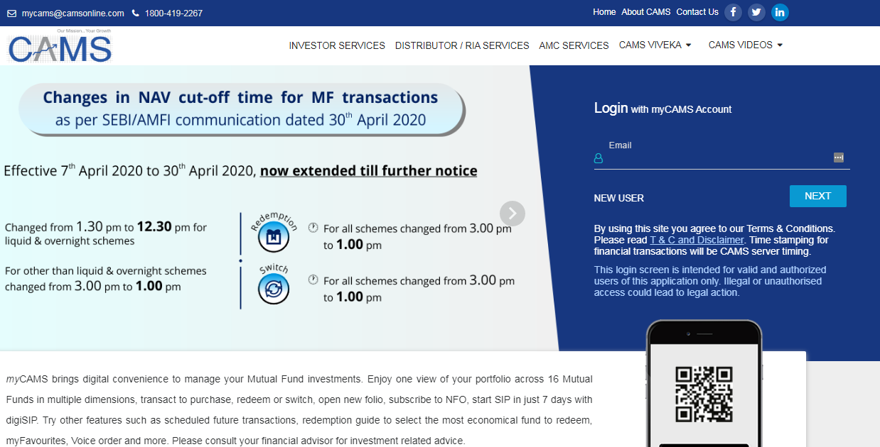 CAMS - Services, Features & Capital Gains Statement - Learn by Quicko
