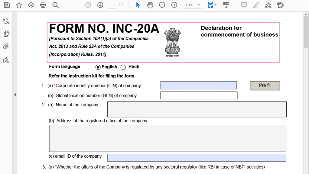 Certificate of Commencement of Business - Learn by Quicko