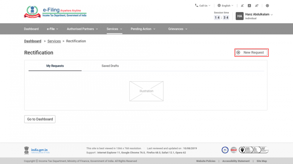 Rectification Request under section 154 of Income Tax Act - Learn by Quicko