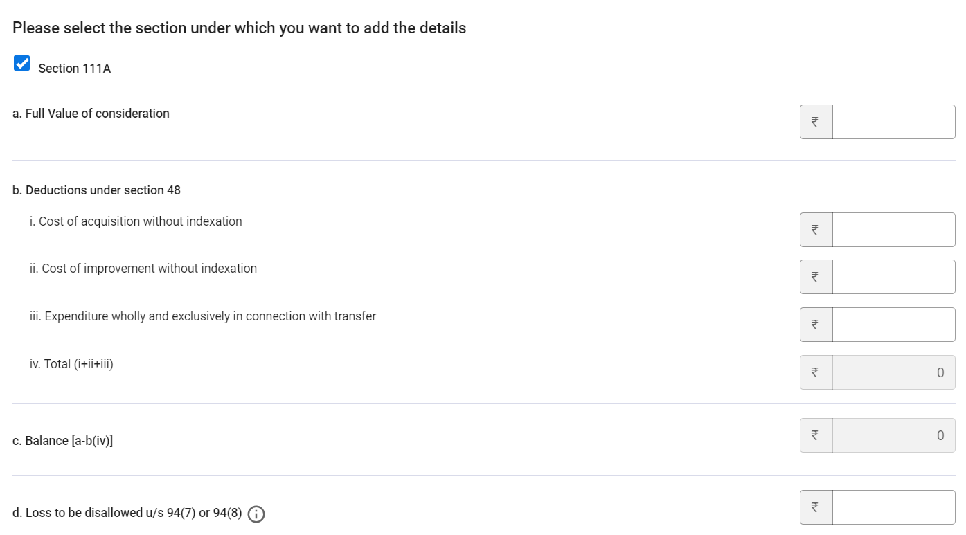 Section 111A: Tax on Short-Term Capital Gain - Learn by Quicko