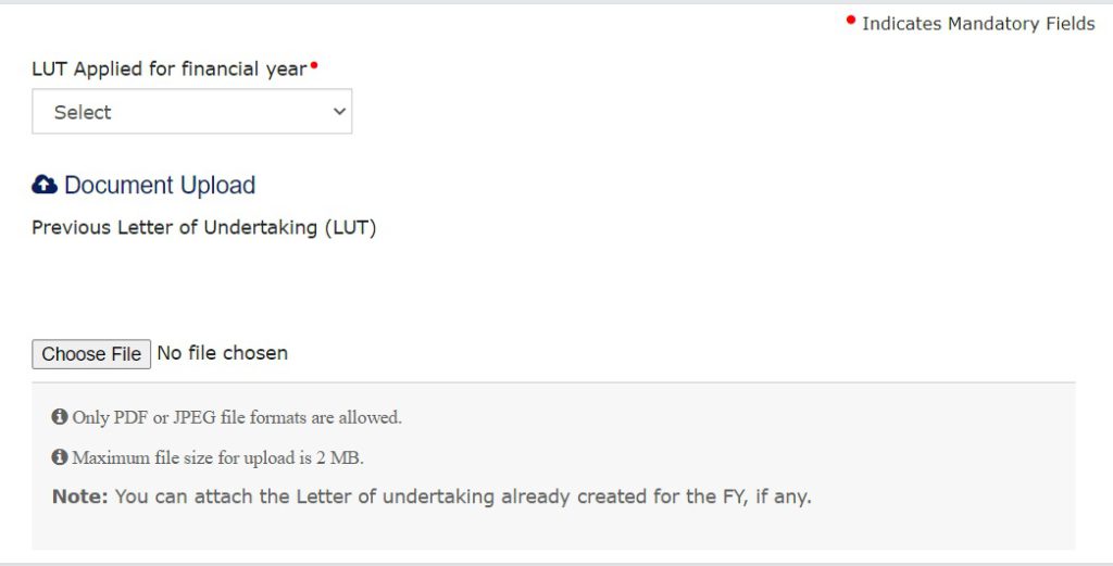 Letter of Undertaking (LUT) - Learn by Quicko