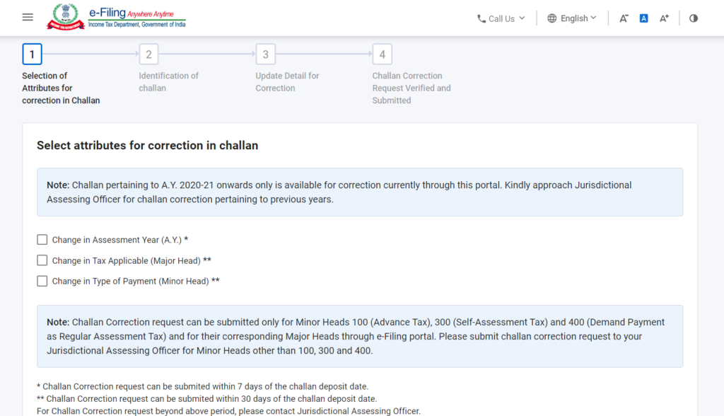 Income Tax Challan Correction - Learn by Quicko